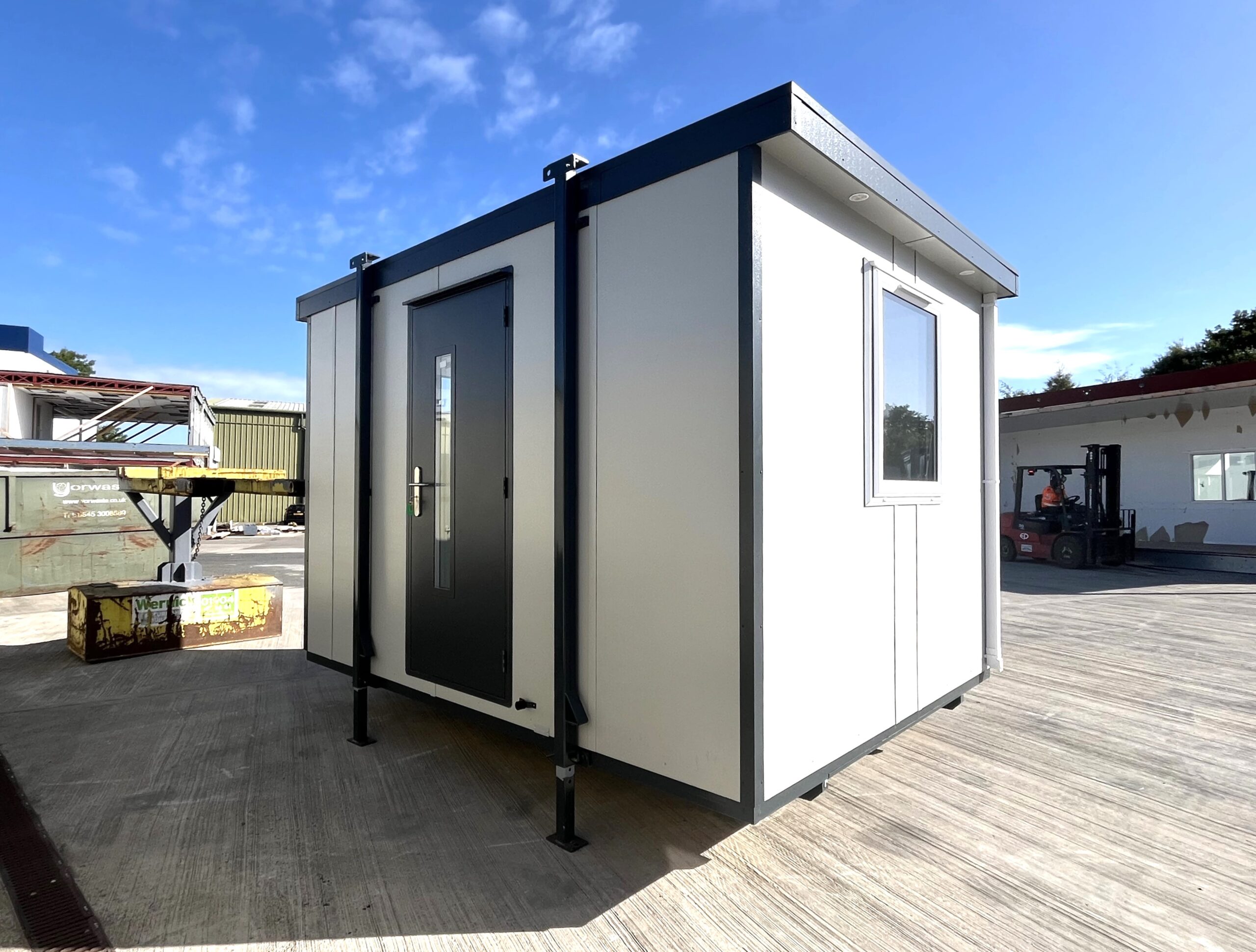 New 12' x 9' Portable Cabin in Stock - Wernick Group