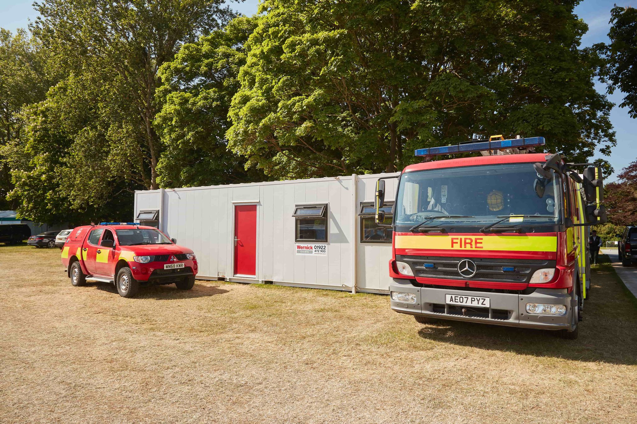 Portable cabins for events - Wernick Group