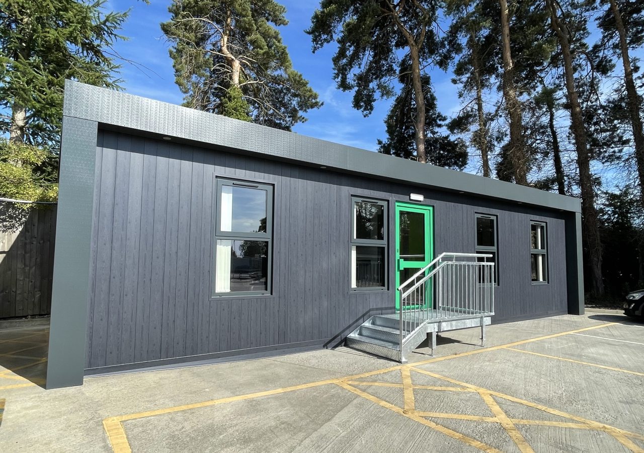 Refurbished Single Storey Modular Office Buildings - Wernick Group