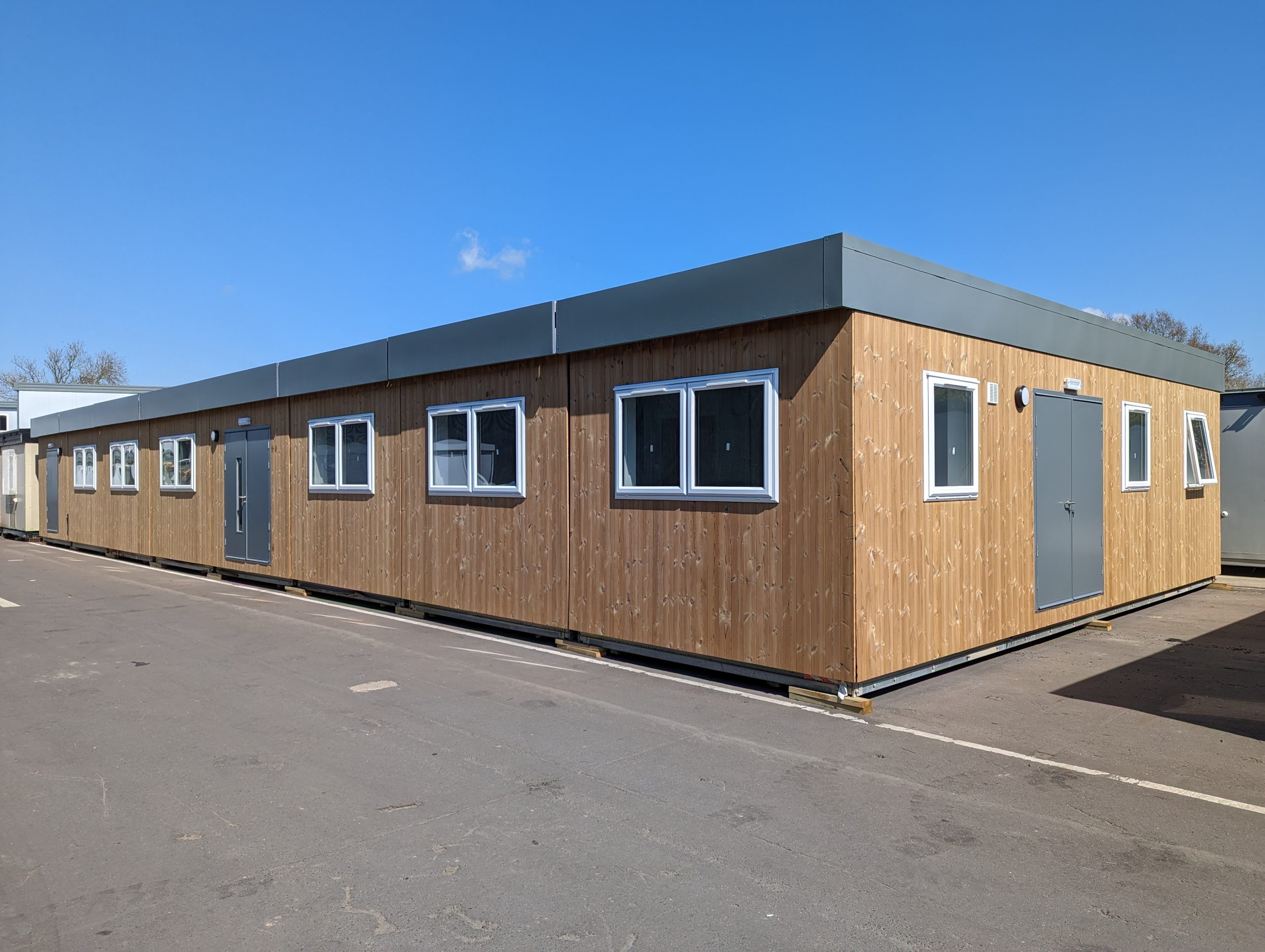 Refurbished Single Storey Modular Office Buildings - Wernick Group