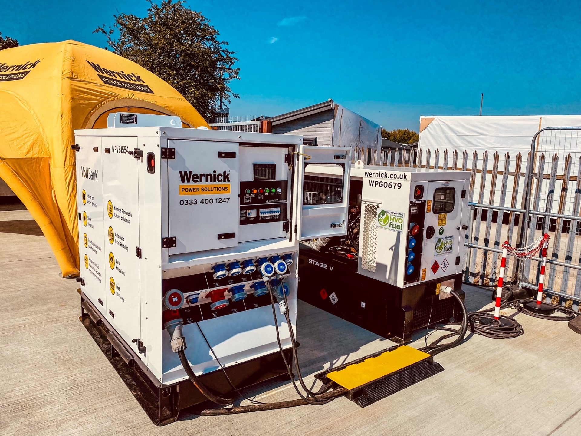 Battery storage unit - Wernick Power Solutions